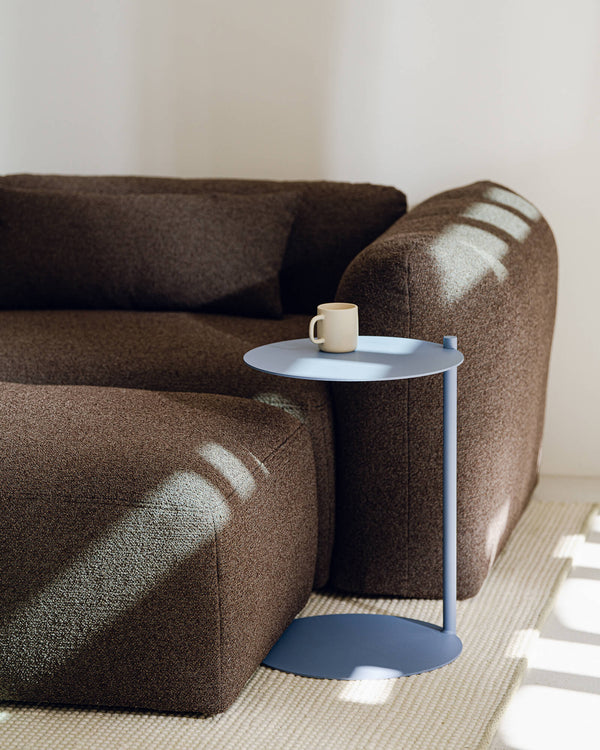 Ande Side Table – light blue - round table for living room - noo.ma