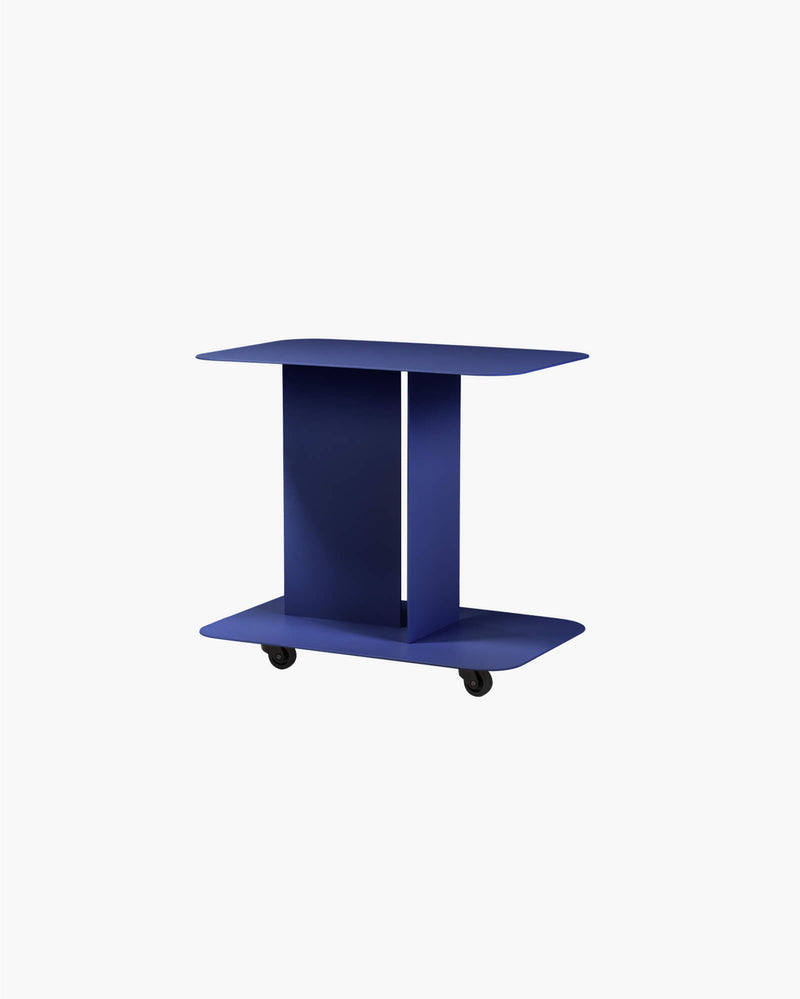 HO Trolley - navy blue, bar trolley for living & dining room - noo.ma