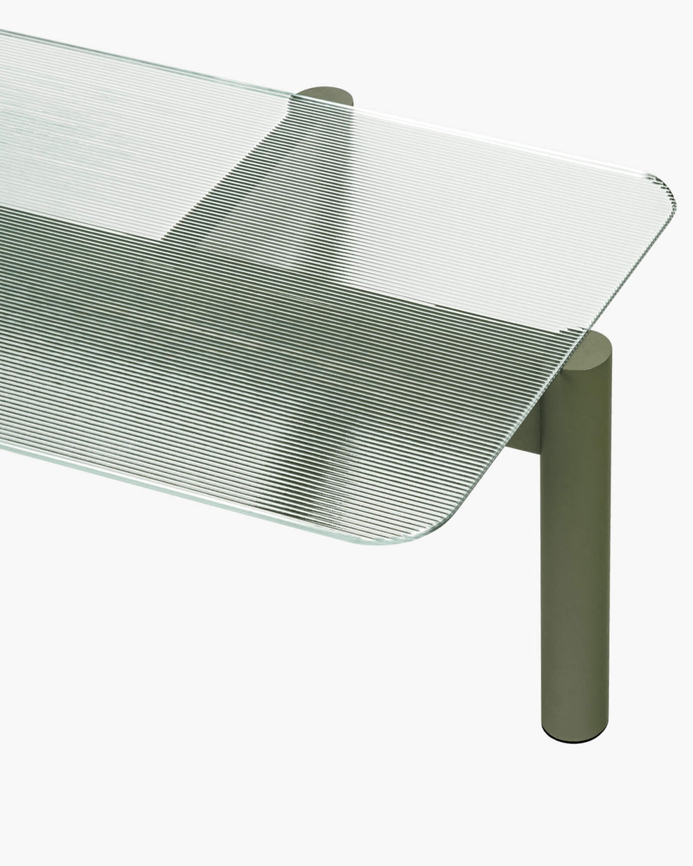 Kob Coffee Table - green glass coffee table for living room - noo.ma