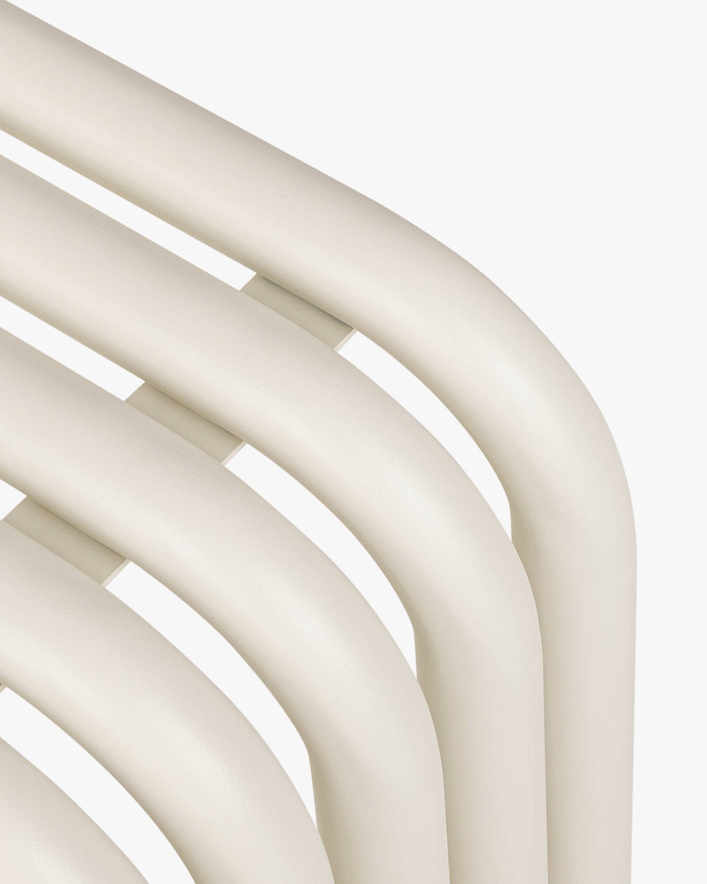 Nokk Stool - beige steel stool for indoor and outdoor