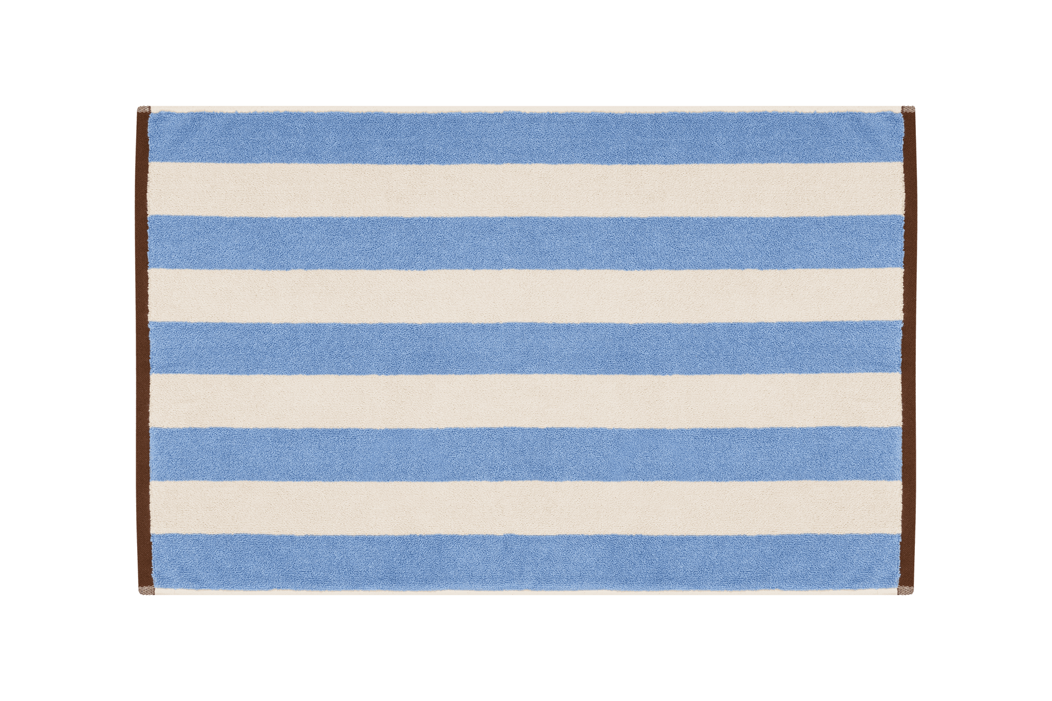 Gobo Bath Mat - baby blue - thick cotton bathroom rug - noo.ma
