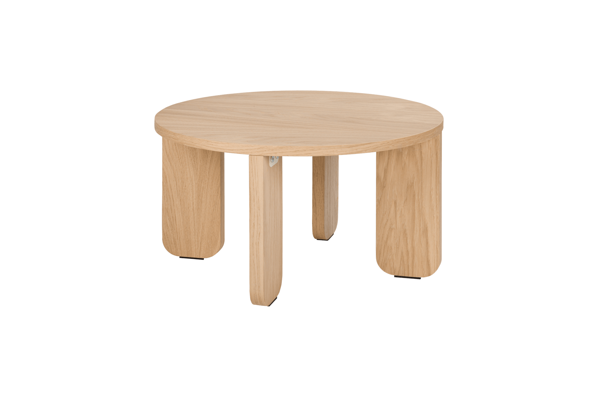 Kuvu Coffee Table Small - round, black table, ⌀ 55 cm - noo.ma