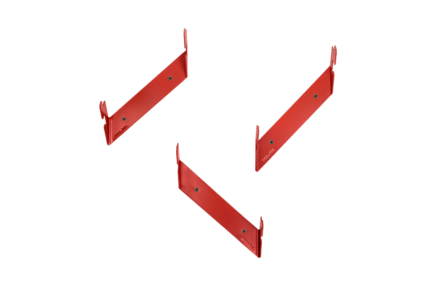 Glips Coat Racks - red steel hallway wall coat hangers - noo.ma