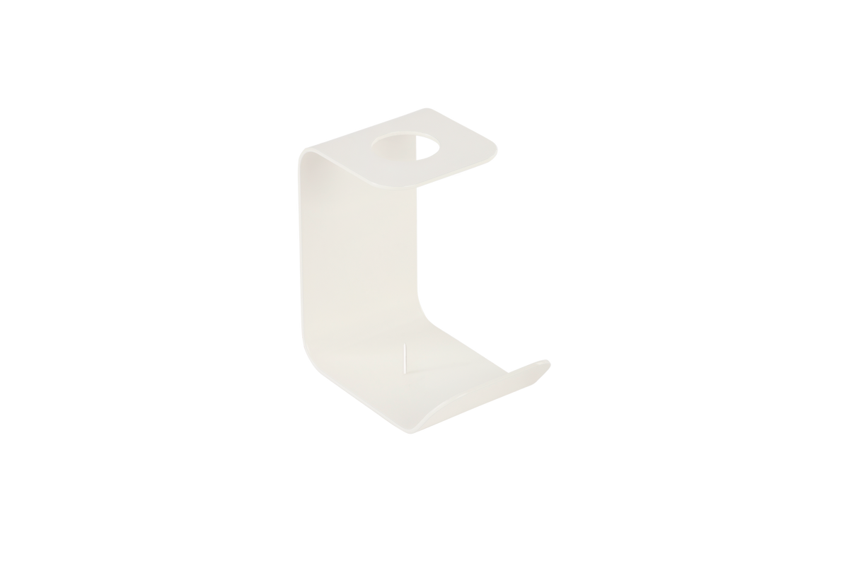 Flec Candle Holder - white, metal, minimal candle holder - noo.ma