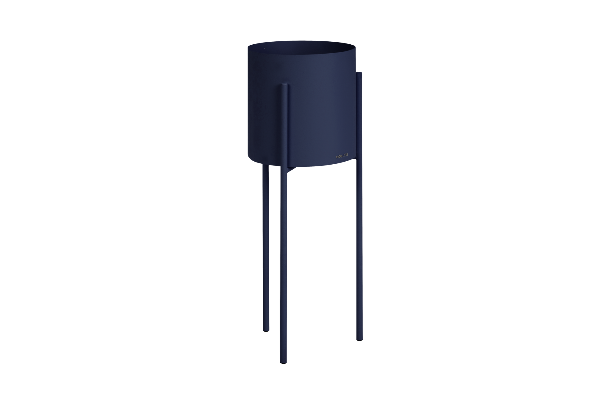 Maki Plant Pot Tall - in & outdoor, navy blue pot, 20 cm - noo.ma