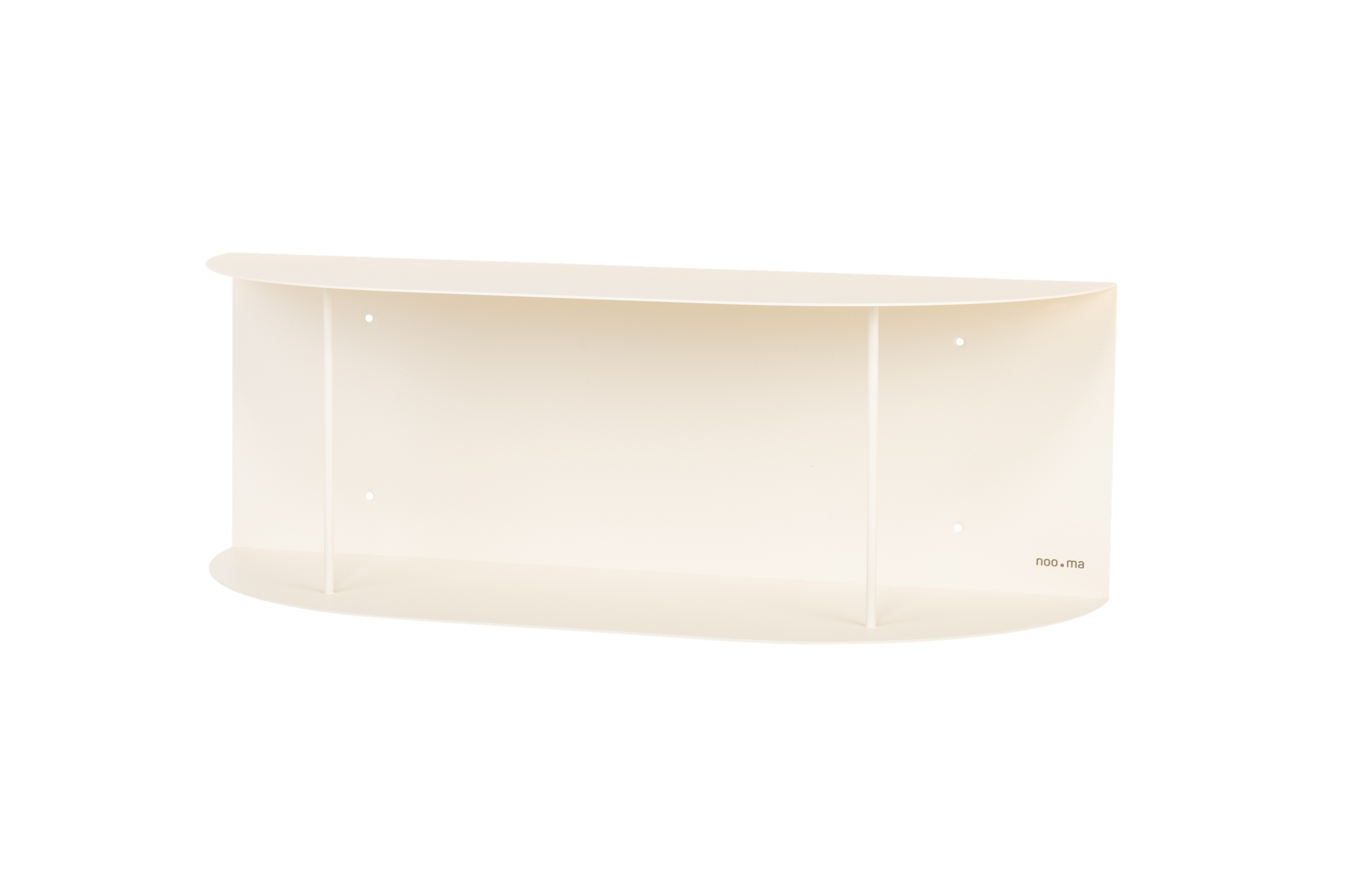 Lina Shelf short - white, metal shelf, 60 cm long - noo.ma