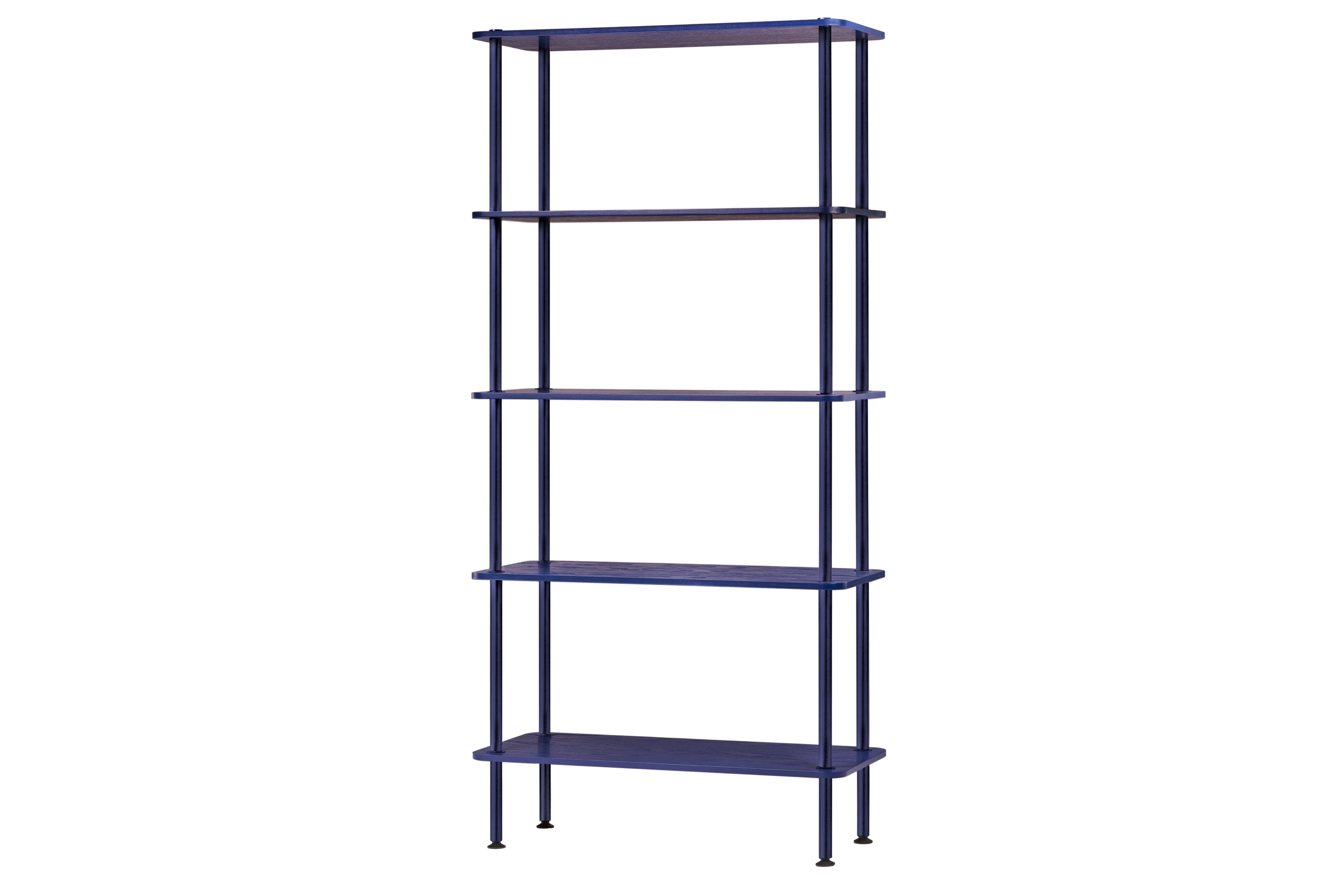 Teidi Shelving Unit 5-tier - blue living room bookcase - noo.ma